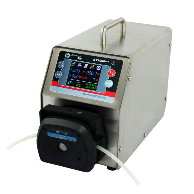 BT100F-1 Intelligent Dispensing Peristaltic Pump - Lead Fluid Technology USA