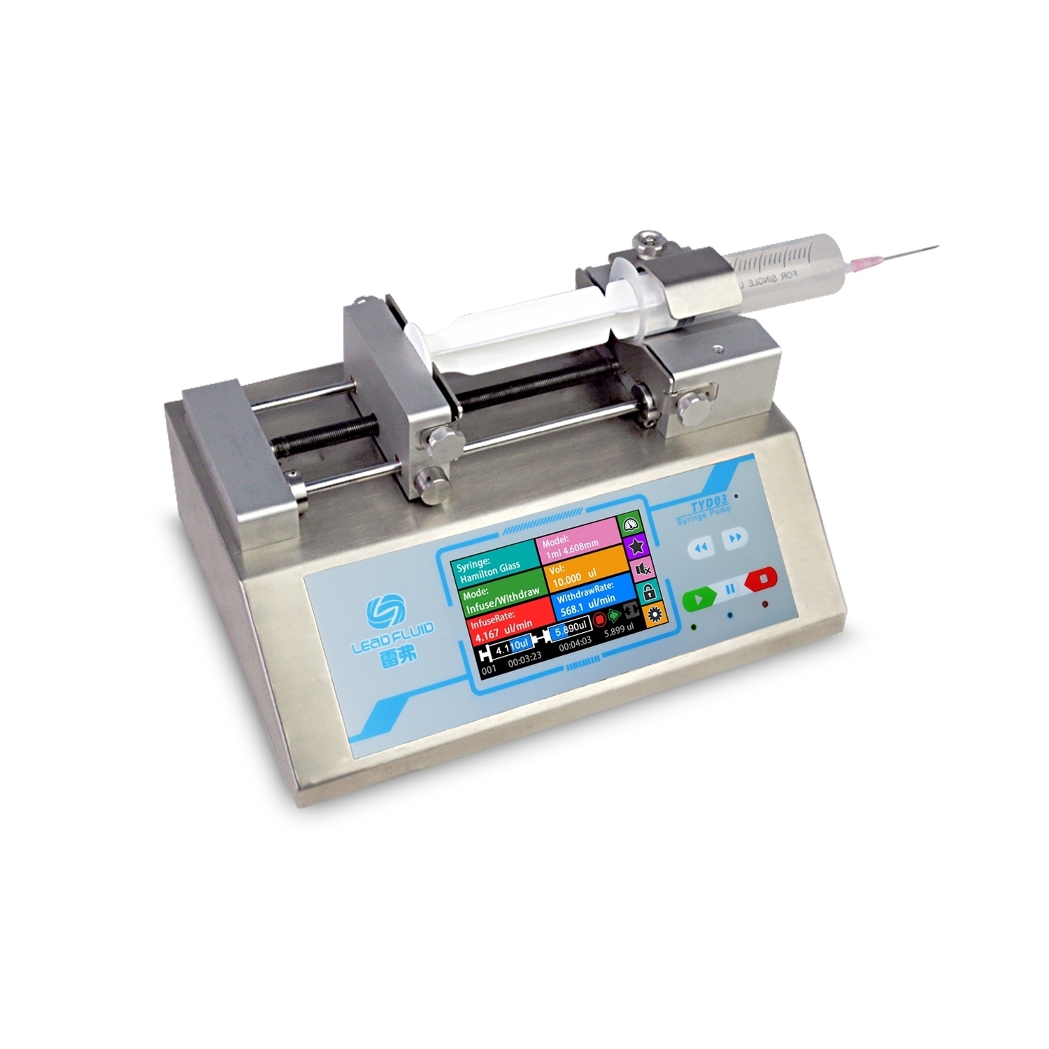 TYD01-01 Laboratory Syringe Pump - Lead Fluid Technology USA